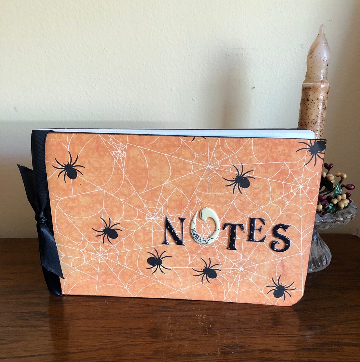 Creeping Spiders Halloween Notebook Journal Spellbook - Etsy