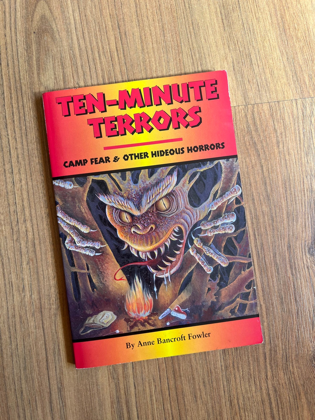 Vintage Children’s Halloween Book, Ten-minute Terrors Camp Fears and ...