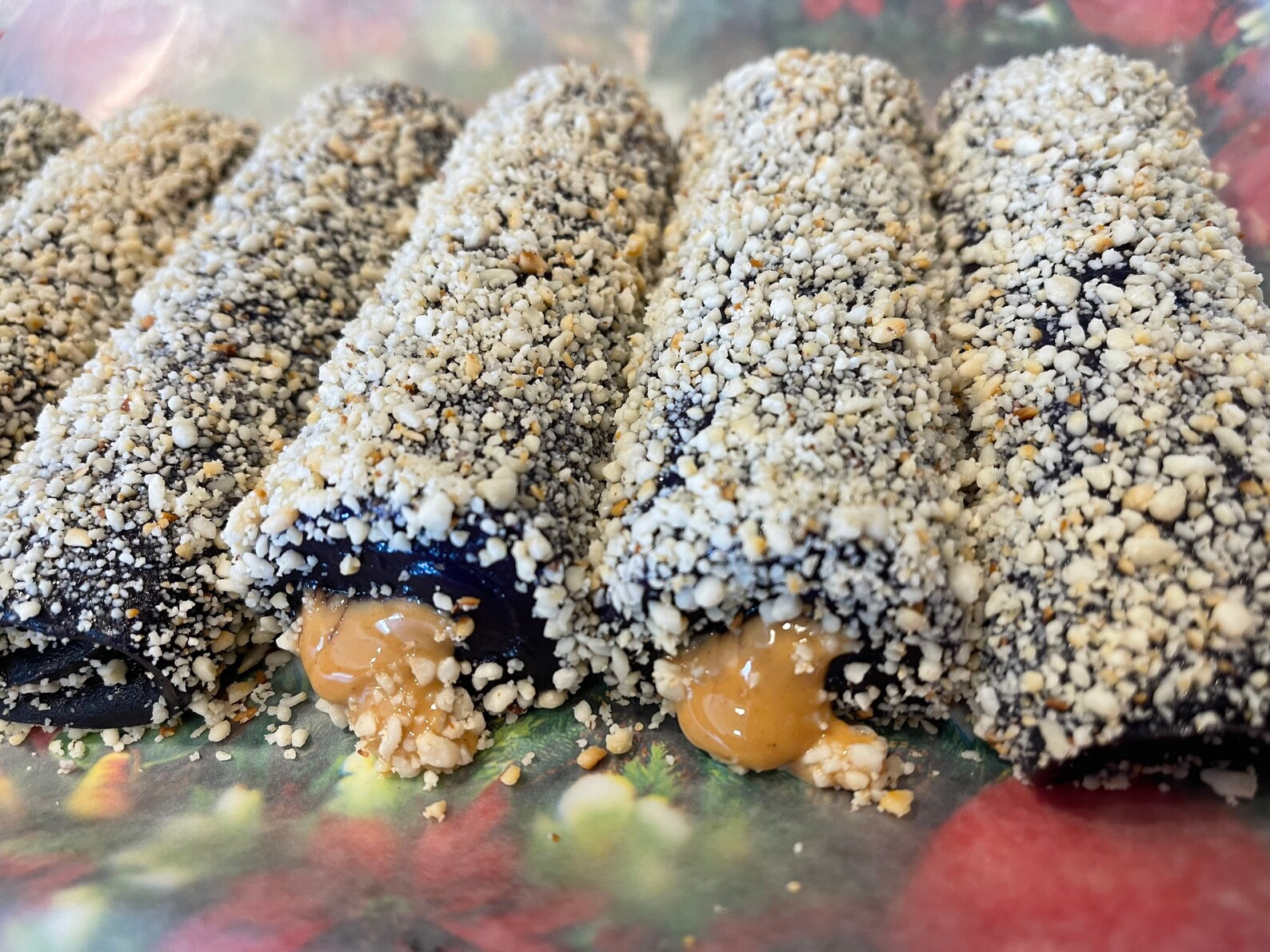 A Dozen Ube Tikoy Rolls With Peanut Butter Filling - Etsy