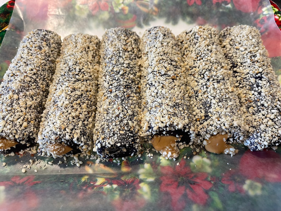 A Dozen Ube Tikoy Rolls With Peanut Butter Filling - Etsy