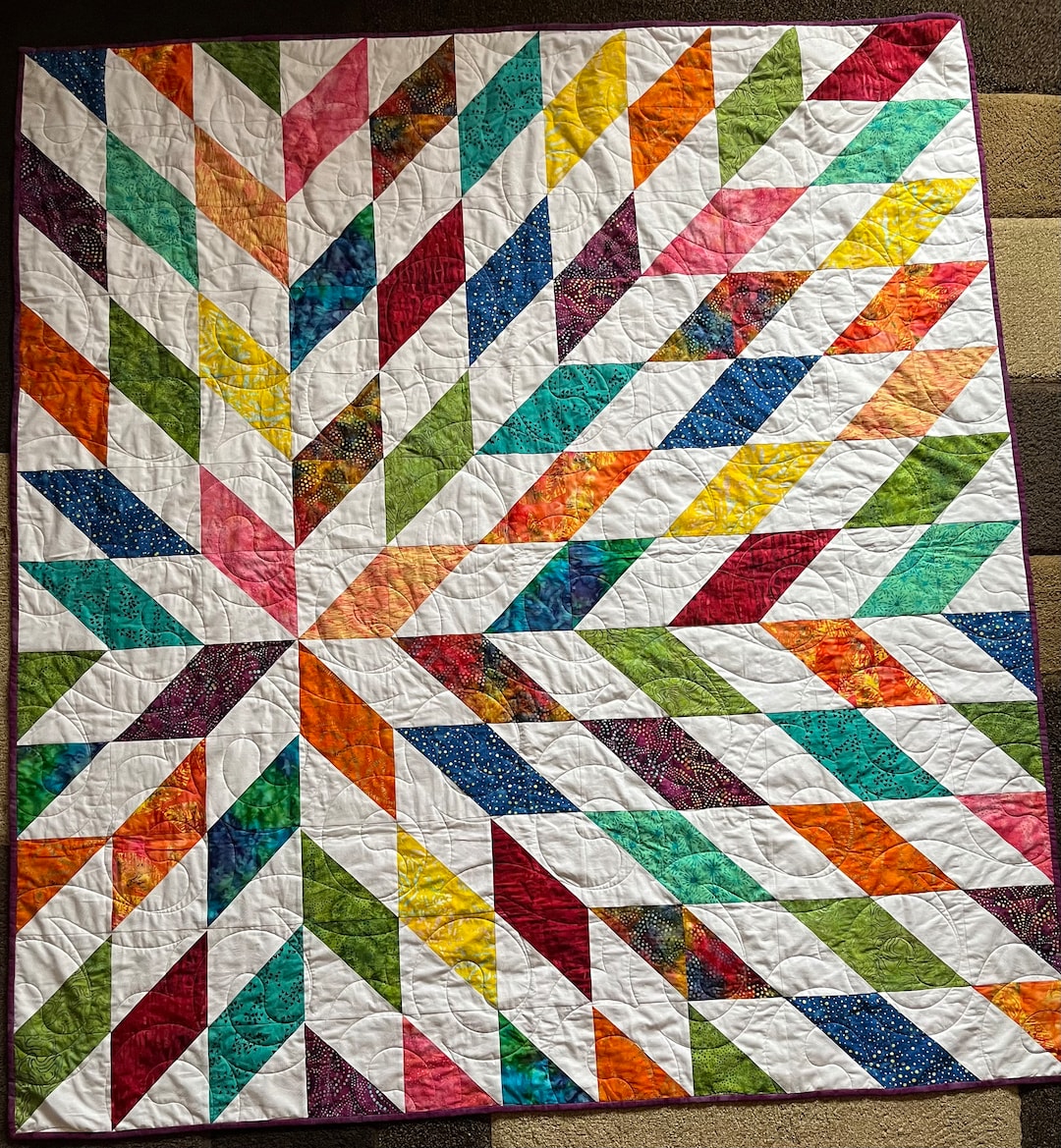 Solar Flare Multicolor Quilt - Etsy