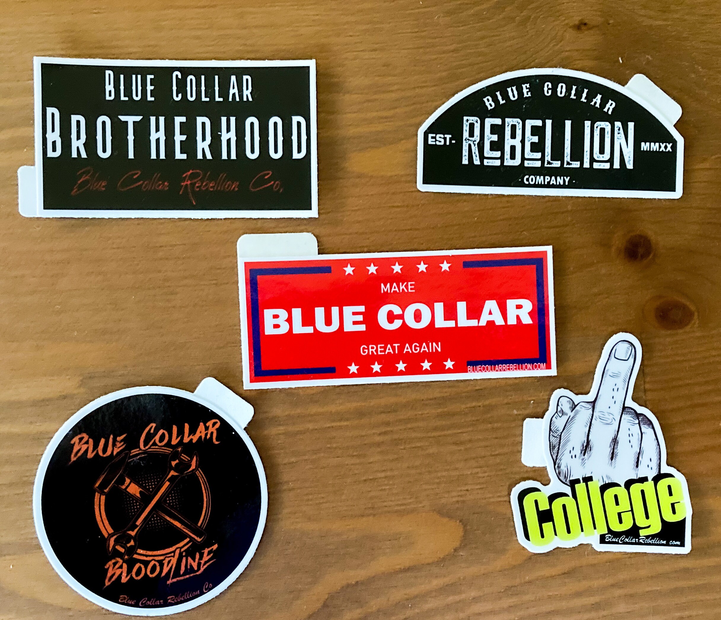 Make Blue Collar Great Again Blue Collar Sticker Lineman | Etsy