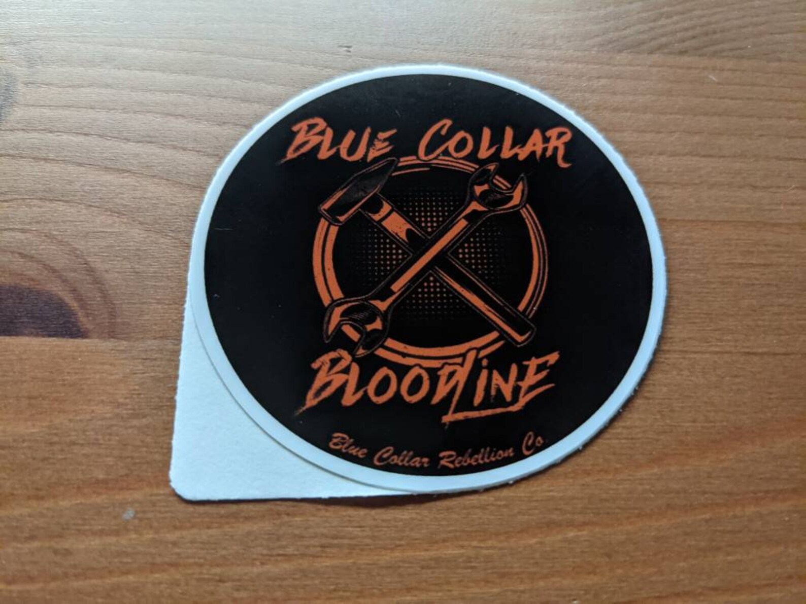 Blue Collar Crossbones 2.5x2.5", Blue Collar Sticker, Lineman Sticker ...