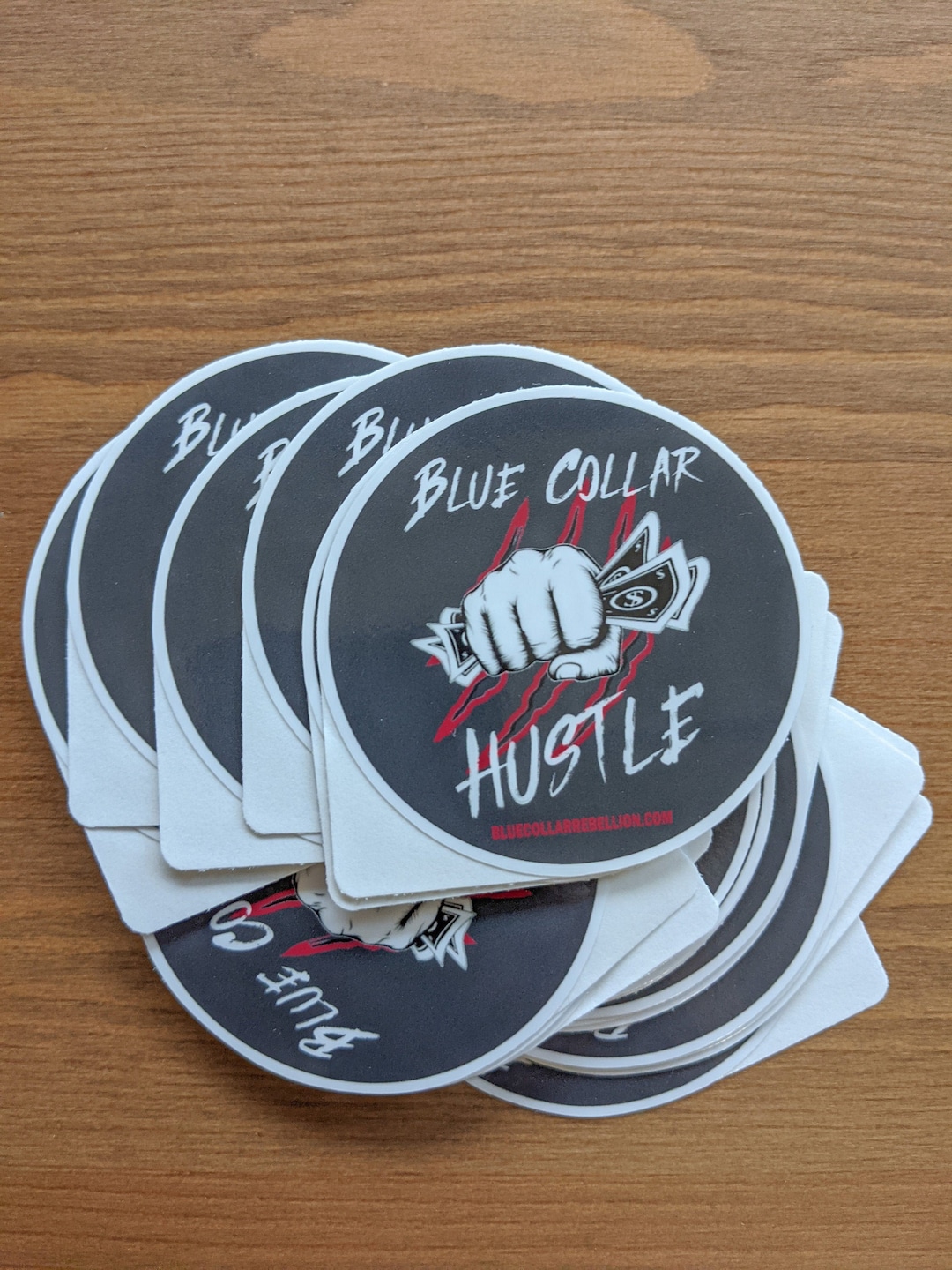 Blue Collar Hustle, Blue Collar Sticker, Lineman Sticker, Lineman Decal ...