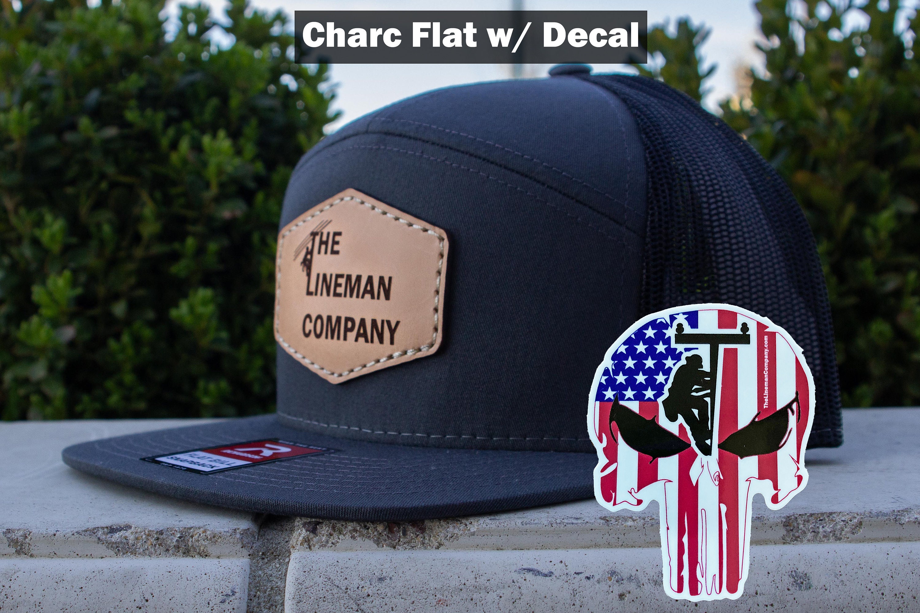 The Lineman Company, Light Leather Patch Hat, Journeyman Lineman Hat ...
