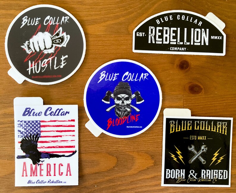 Blue Collar Bloodline, Blue Collar Sticker, Lineman Sticker, Lineman ...