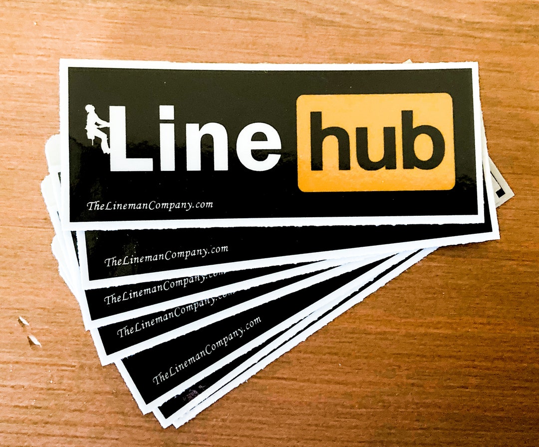 Linehub Sticker, Lineman Sticker, Lineman Gift, Lineman Decal, Lineman ...