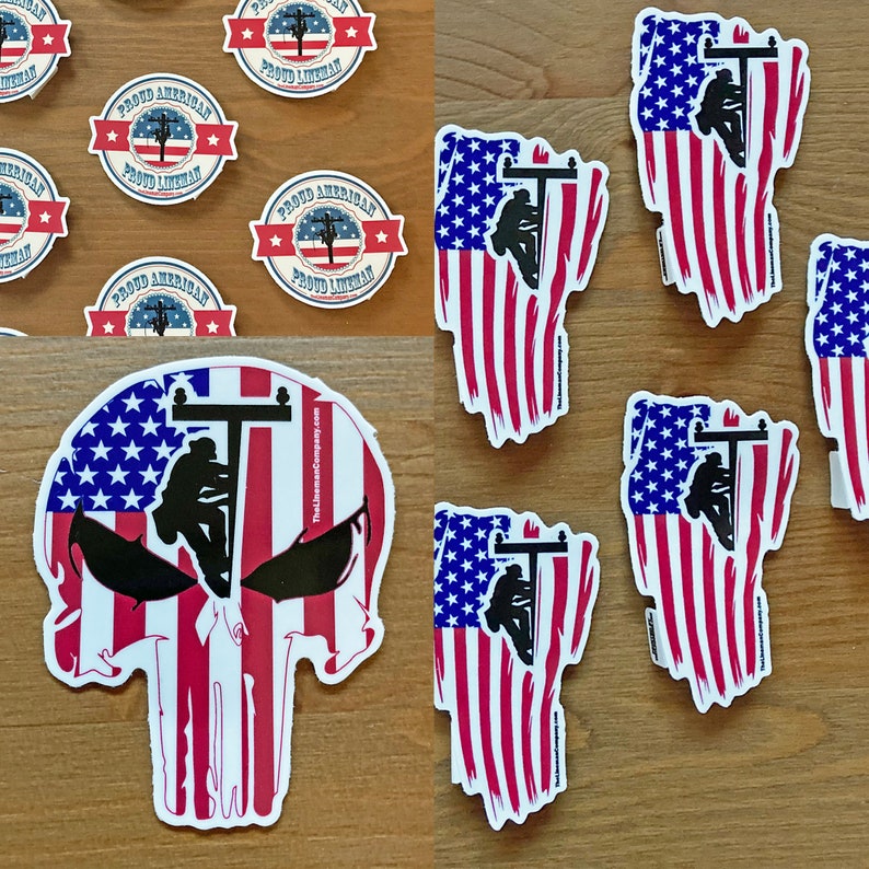 Lineman 13 for 25 USD Sticker Pack!, Lineman Sticker, Lineman Gift ...