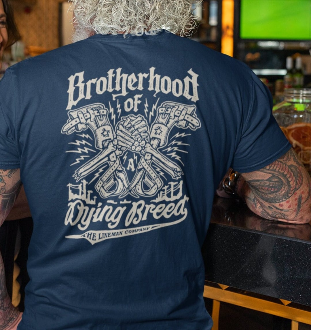 Brotherhood-lineman T-shirt, Lineman Gift, Linewife, Journeyman Lineman ...