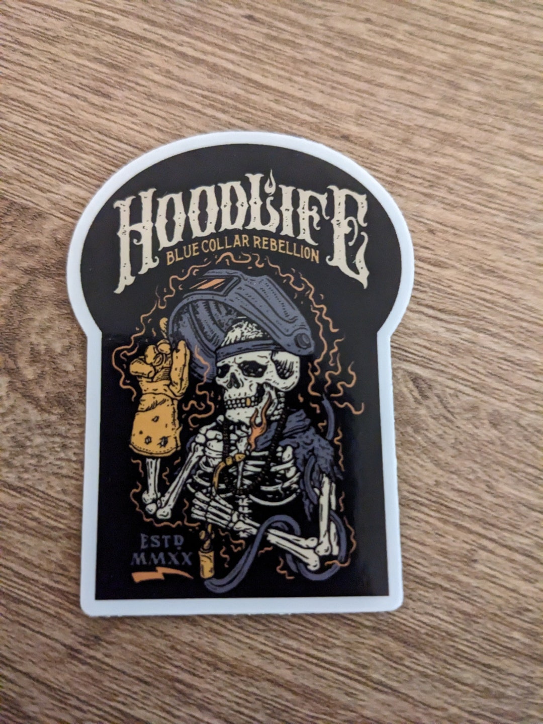 Welder - Hoodlife Sticker, Blue Collar Sticker, Welder Sticker, Hardhat ...