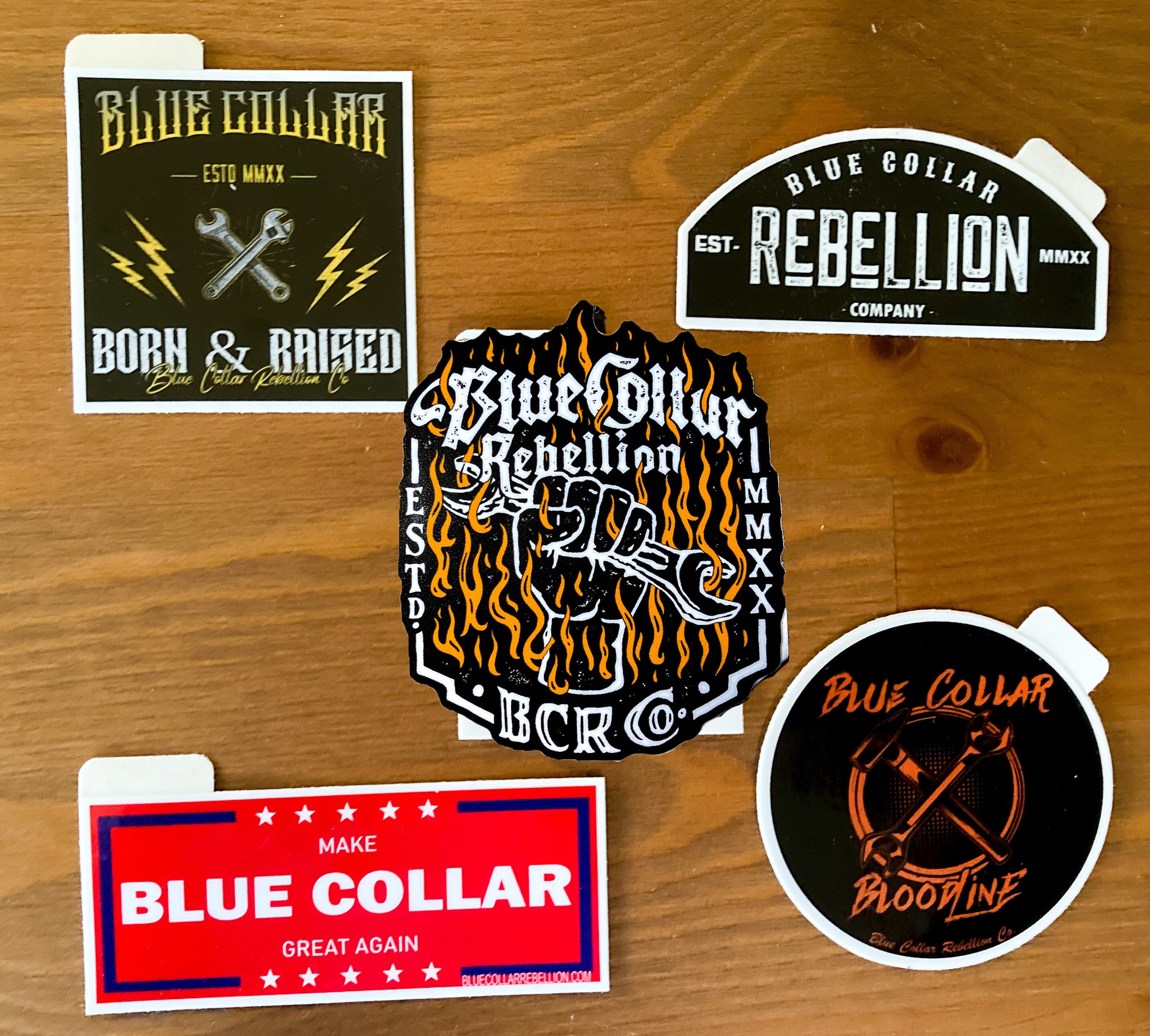 Blue Collar Rebellion Company, Blue Collar Sticker, Lineman Sticker ...