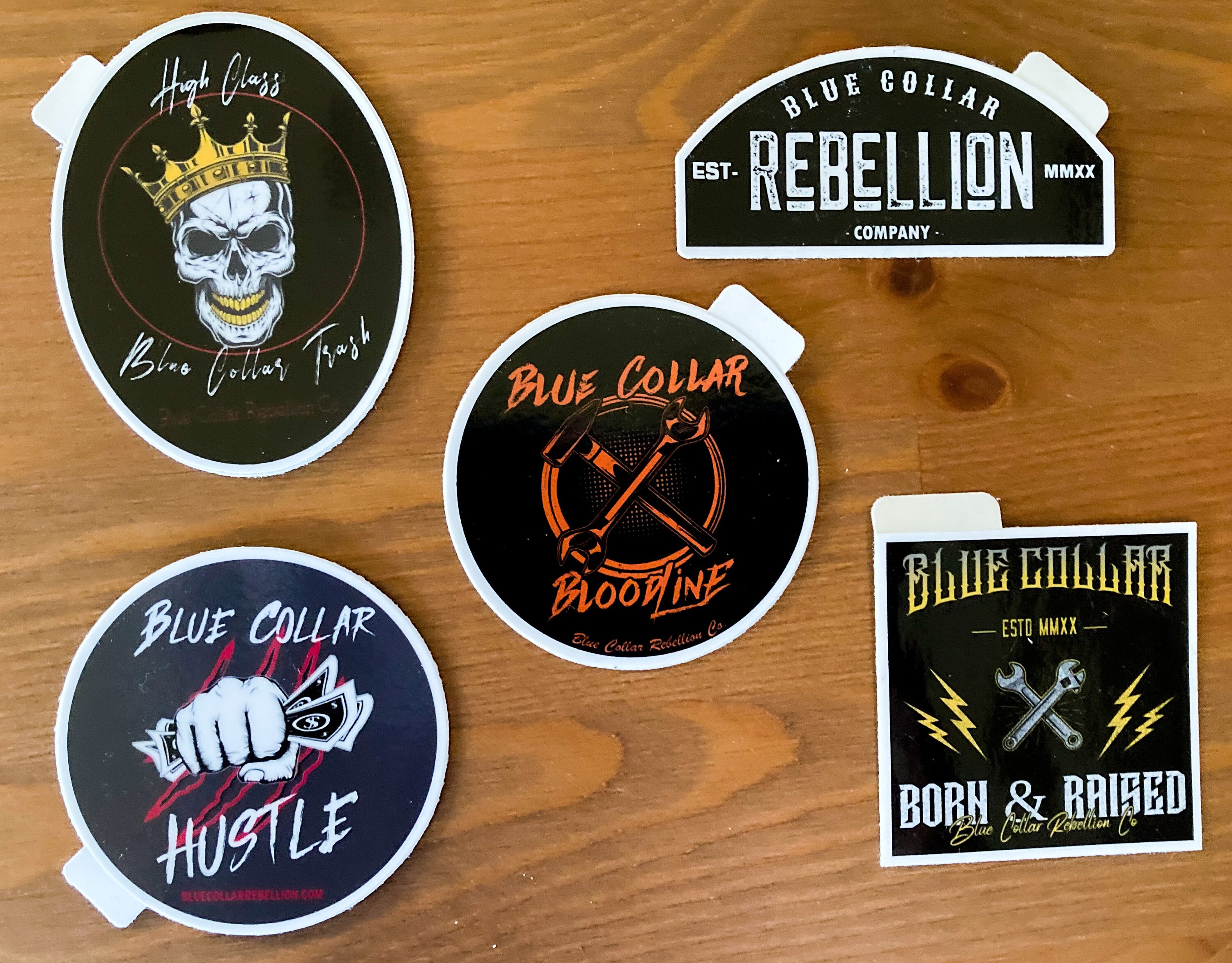 Blue Collar Bloodline 2.5x2.5 Blue Collar Sticker - Etsy