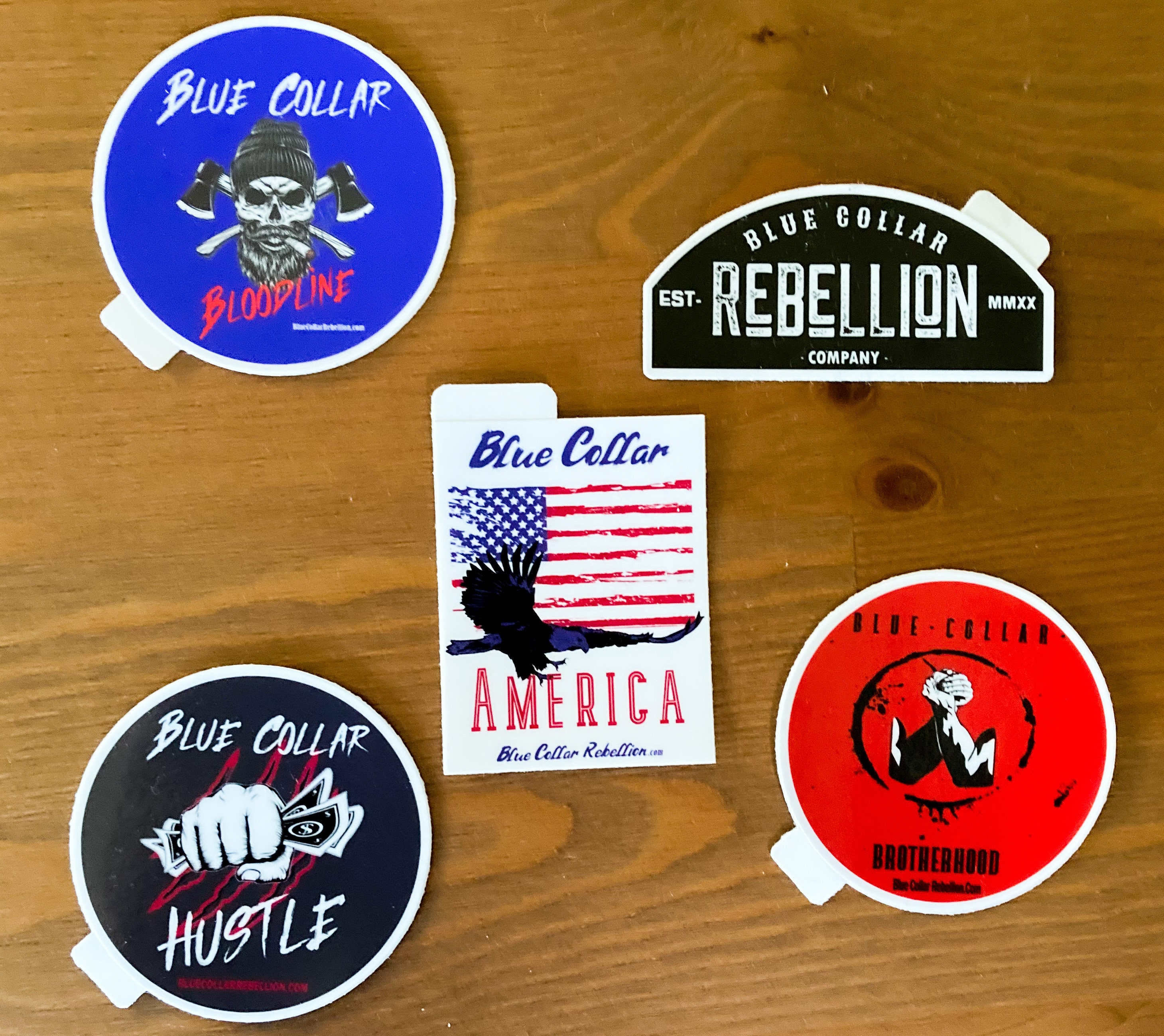 Blue Collar America Blue Collar Sticker Lineman Sticker - Etsy