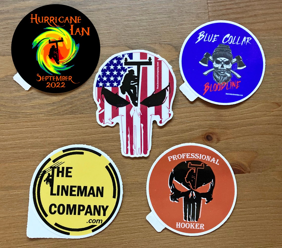 Hurricane Ian Storm 2022 Lineman Sticker, Lineman Gift, Lineman Decal ...
