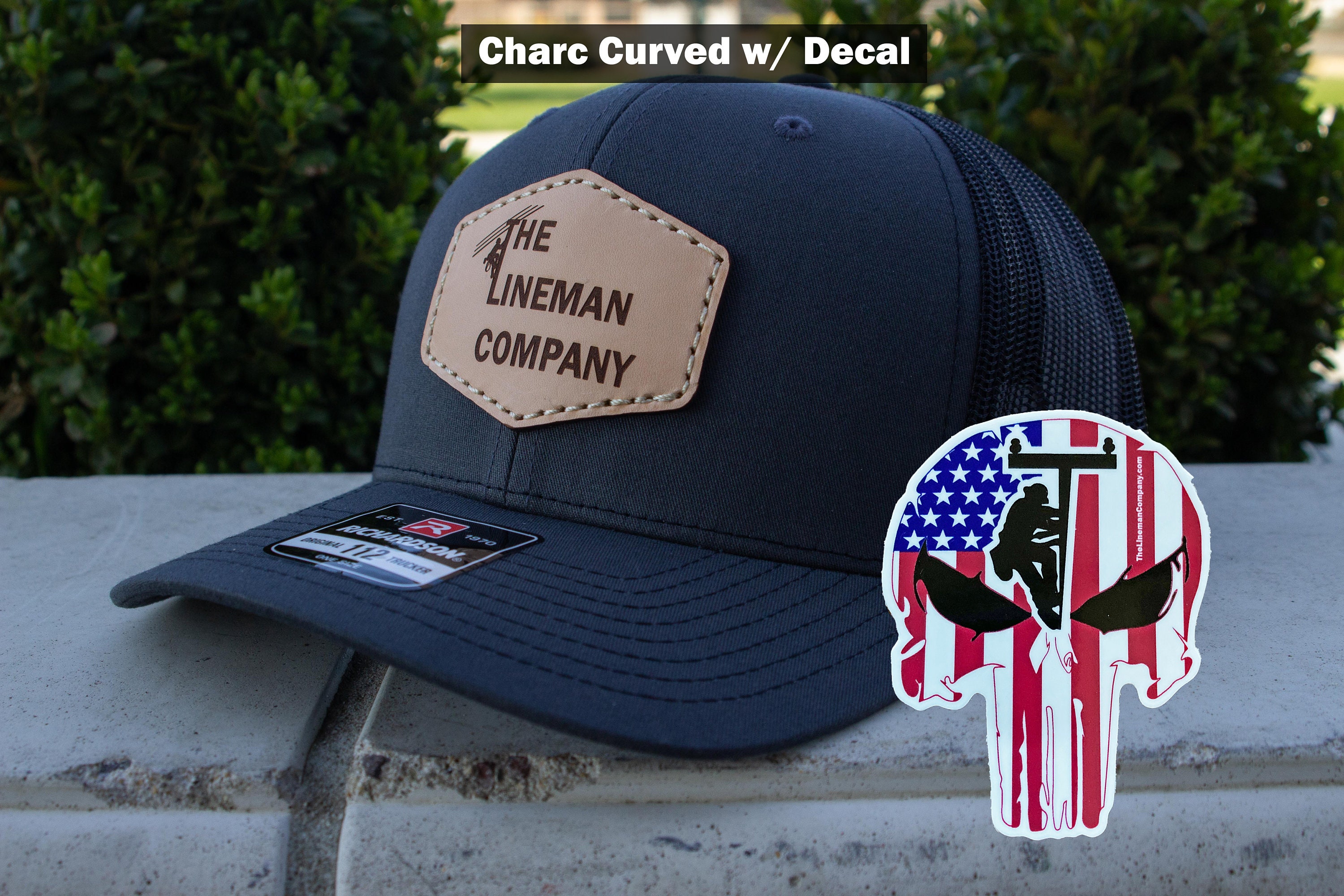 The Lineman Company Light Leather Patch Hat Journeyman | Etsy