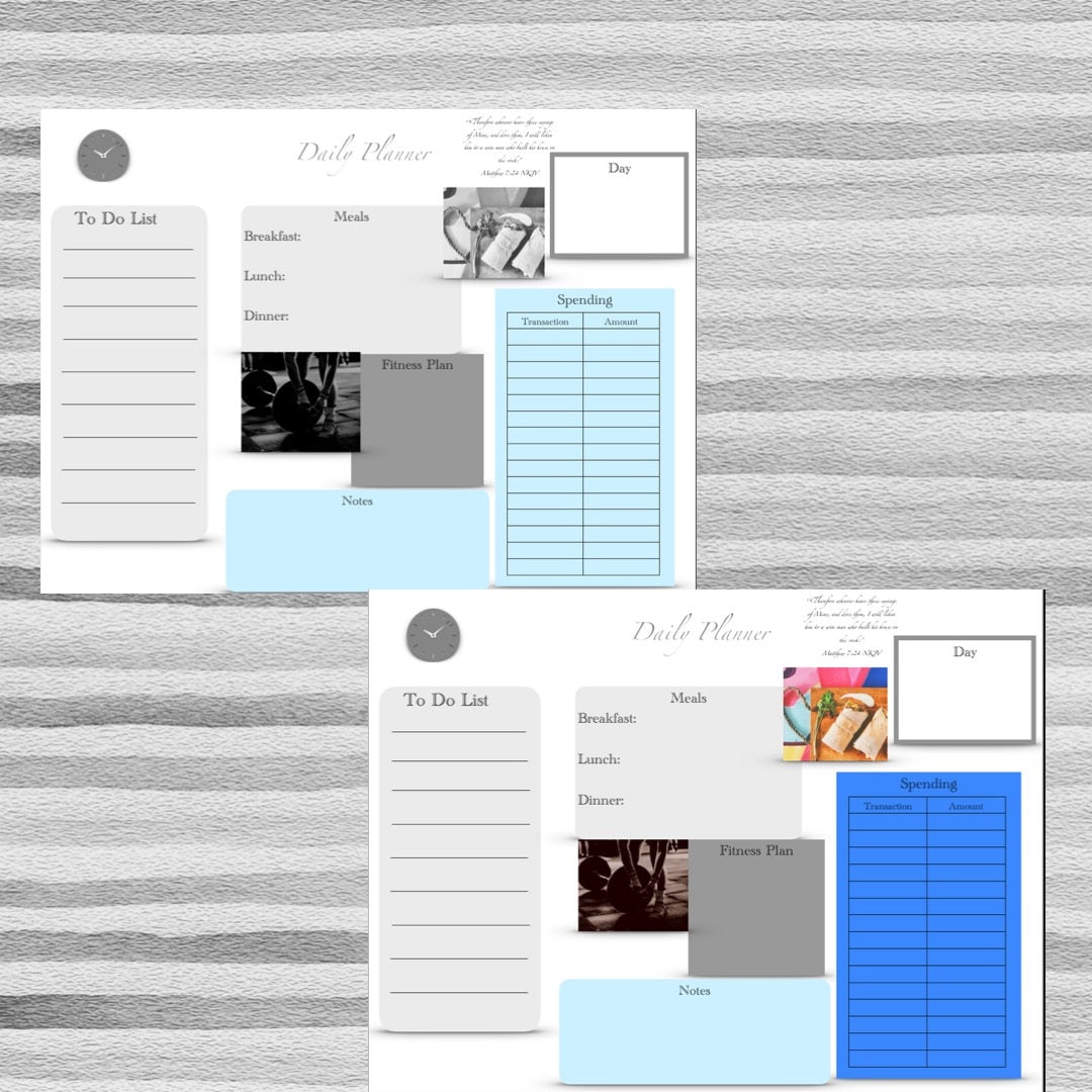 Daily Planner - Etsy