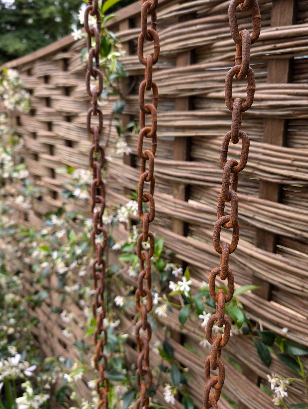 Rusty Rain Chains | Rain Chain Gutters - Etsy