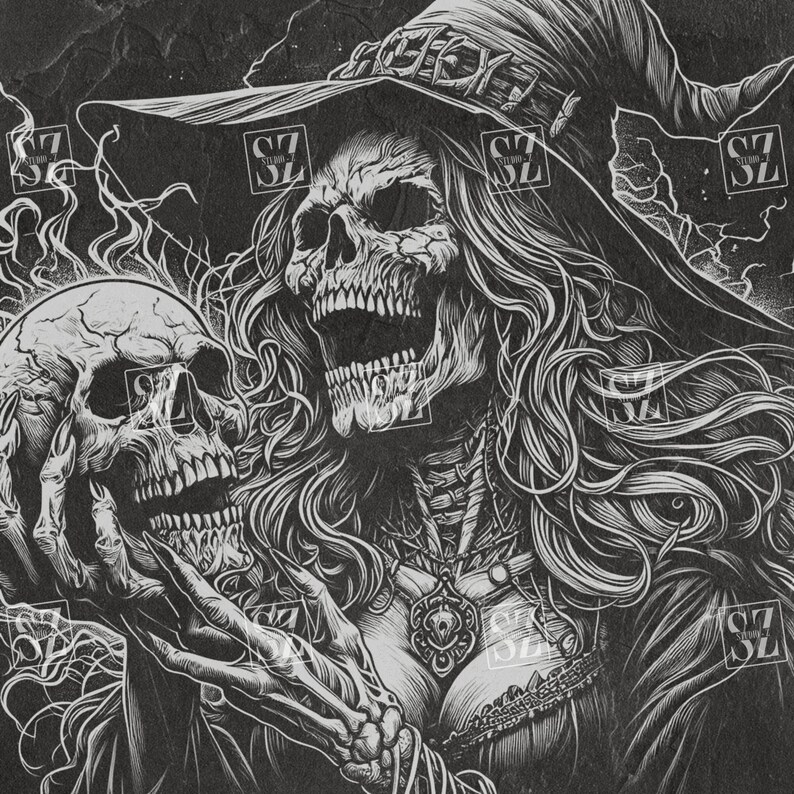 Witch Pack 1, Slate, SVG, PNG - Etsy