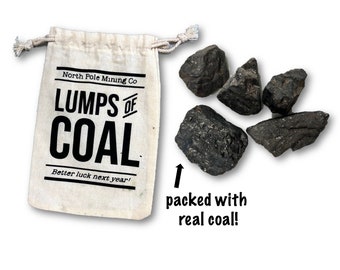 Bag of Coal Christmas Gag Gift/stocking Stuffer - Etsy