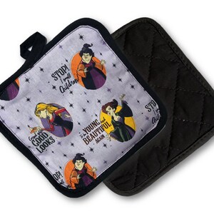 Disney-inspired Pot Holders - Hocus Pocus | Disney Kitchen Cookware ...