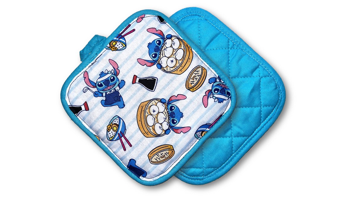 Disney-inspired Pot Holders Stitch Disney Kitchen Cookware - Etsy