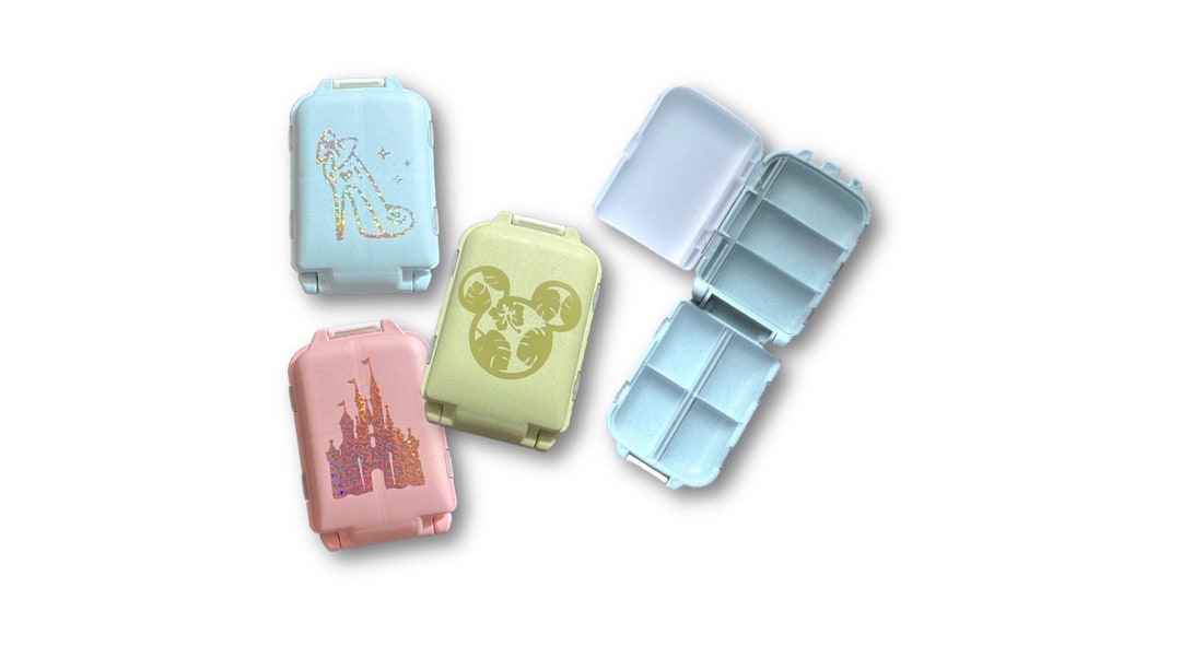 Disney Inspired Castle Pocket Pharmacy | Pill Case | Pill Box Organizer ...