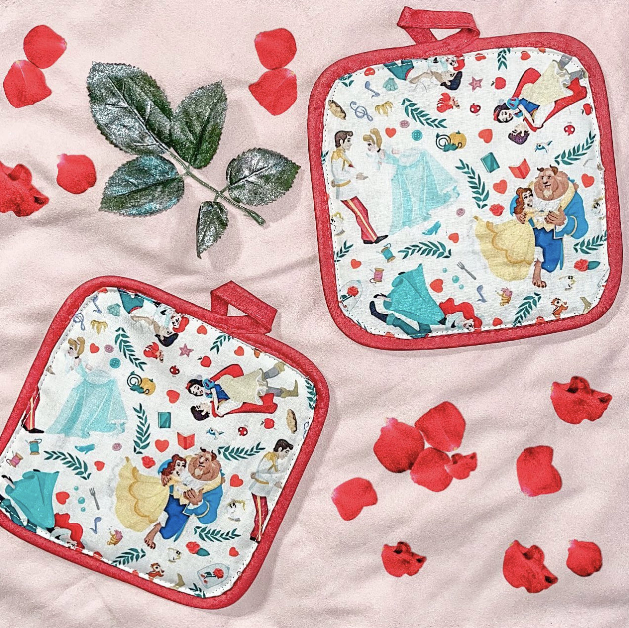 Disney-inspired Pot Holders - Princesses | Disney Kitchen Princess ...