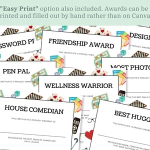 Senior Living Awards | Printable Editable Awards for Retirement Homes ...