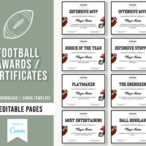 Editable Summer Camp Award Certificates Camp Awards Day Camp Awards ...