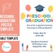 Editable Preschool Graduation Flyer Template | Preschool Graduation ...