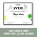 Editable Pickleball Award Certificates | Pickleball Team Awards | End ...