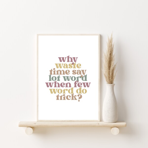 Kevin Malone Why Say - Etsy