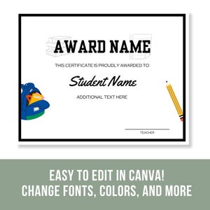 Editable Class Award Certificates | Classroom Awards | End of the Year ...