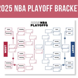 2025 Nba Playoff Bracket - Etsy