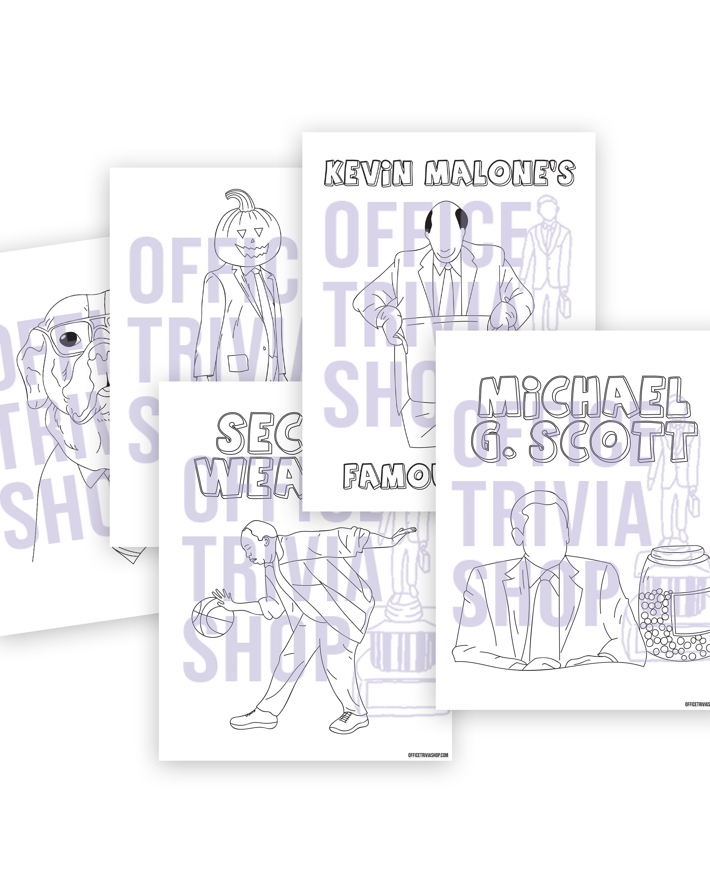 The Office Coloring Pages Pack the Office Activity TV Show Coloring ...