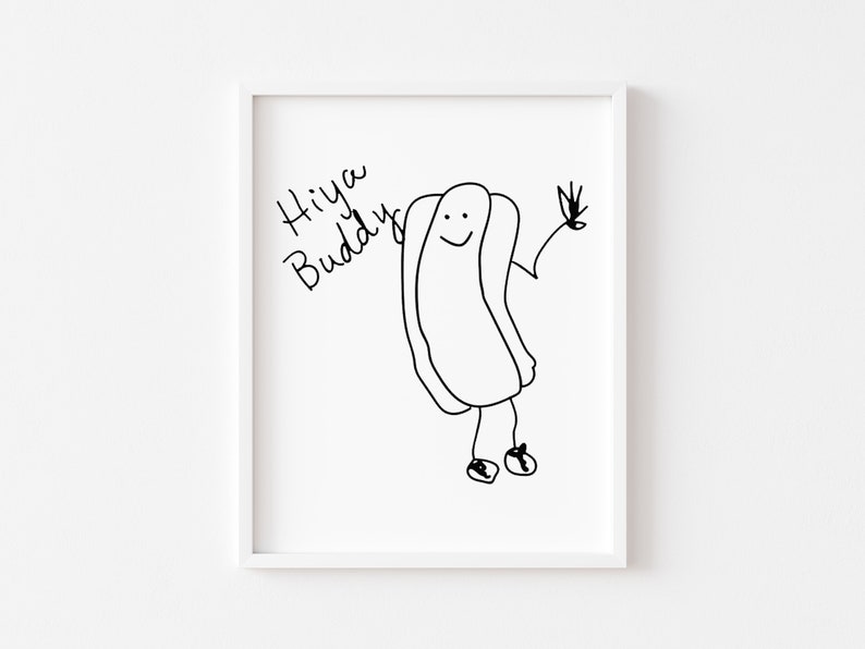 DIGITAL DOWNLOAD 8x10 Hiya Buddy Office Poster - Etsy