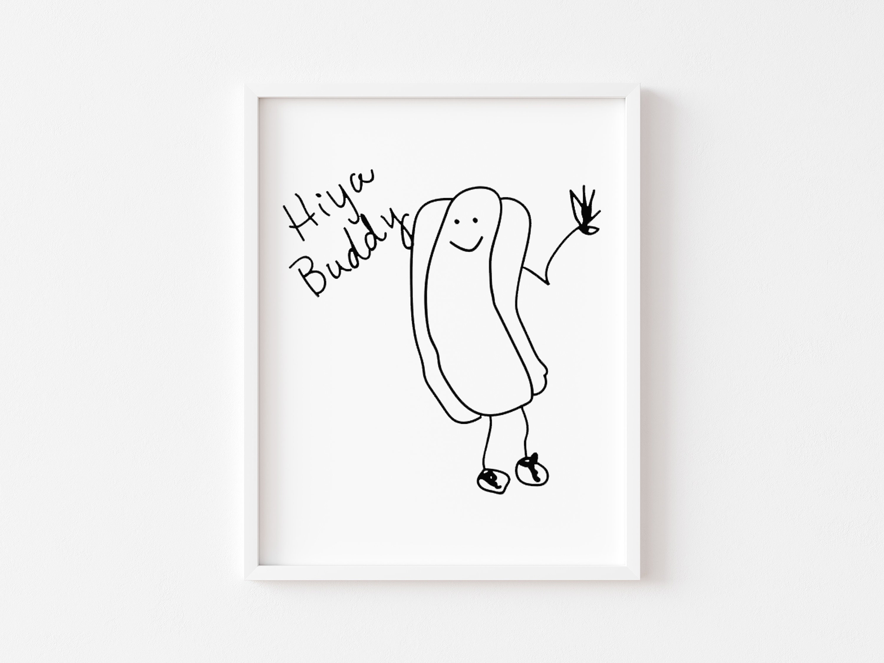 Buy DIGITAL DOWNLOAD 8x10 Hiya Buddy Office Poster Online in India - Etsy