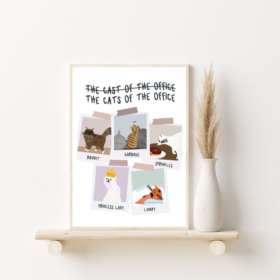 DIGITAL DOWNLOAD 8x10 Cats of the Office Angela Martin's - Etsy