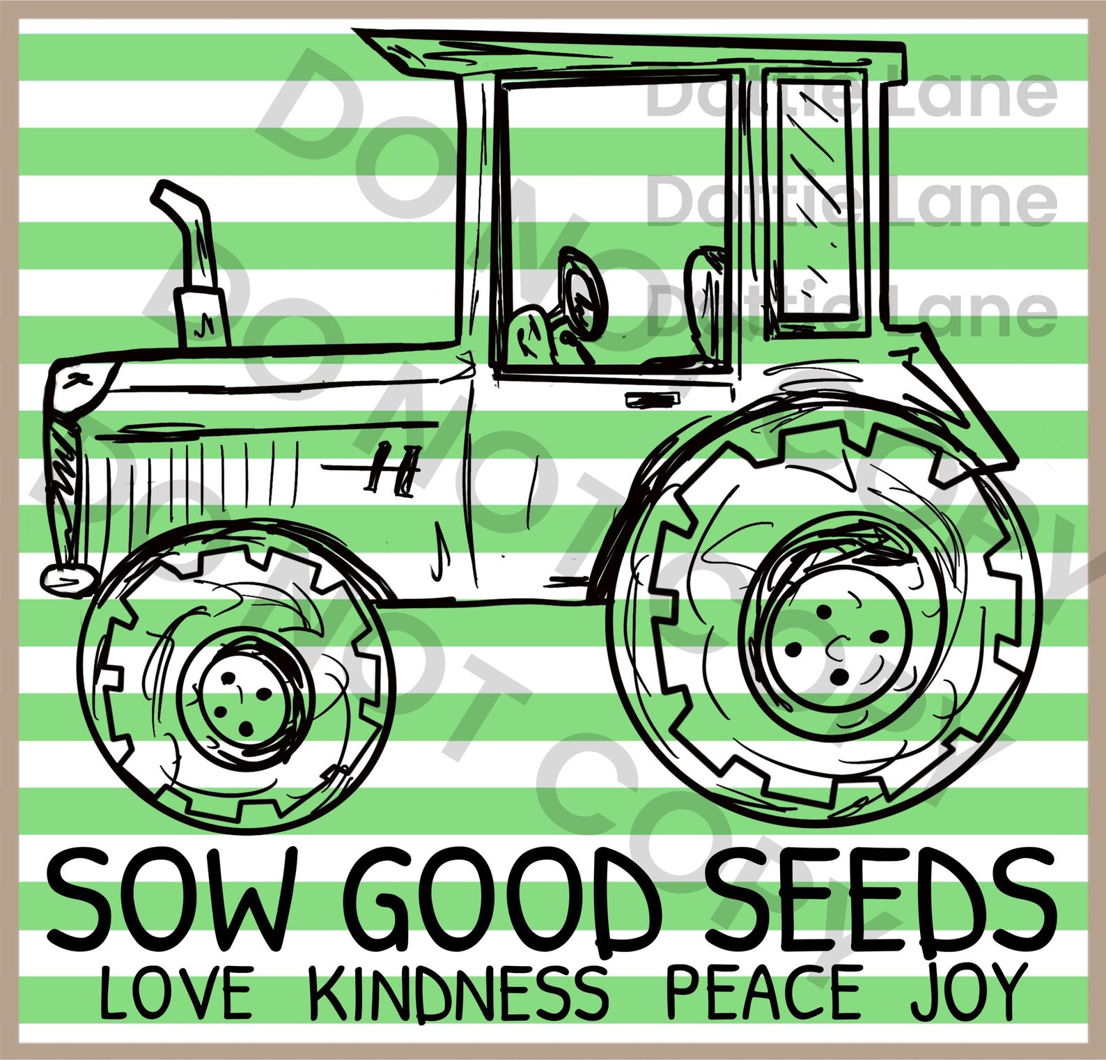 Sow Good Seeds Tractor PNG - Etsy