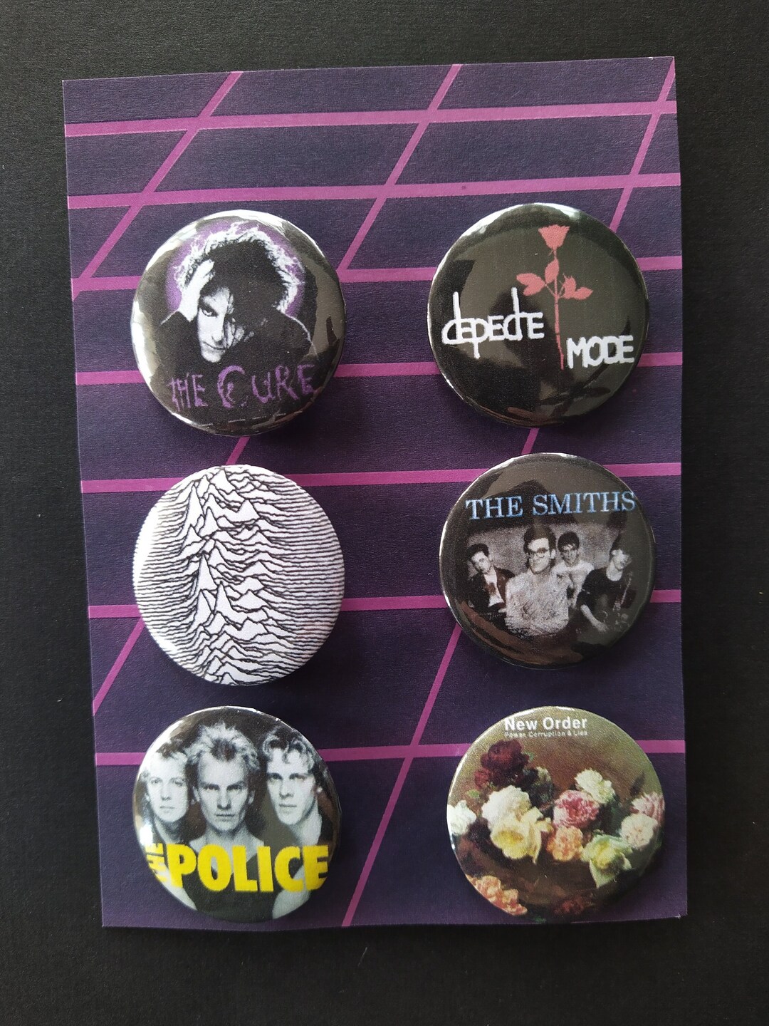 New Wave Pins 6-pack - Etsy