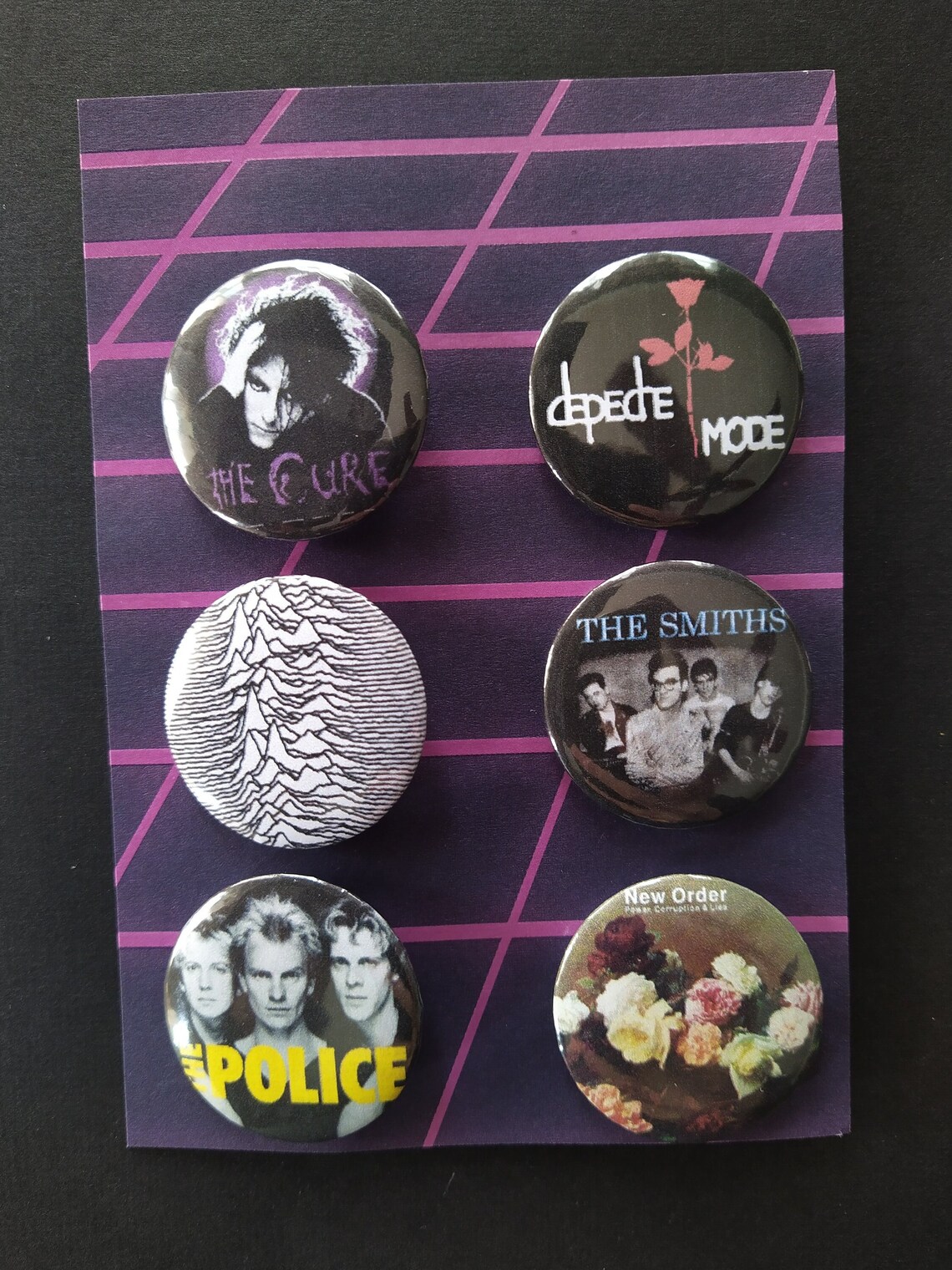 New Wave Pins 6-pack - Etsy