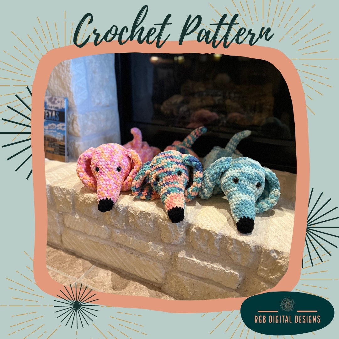 Dapple the Dachshund Crochet Pattern - Etsy