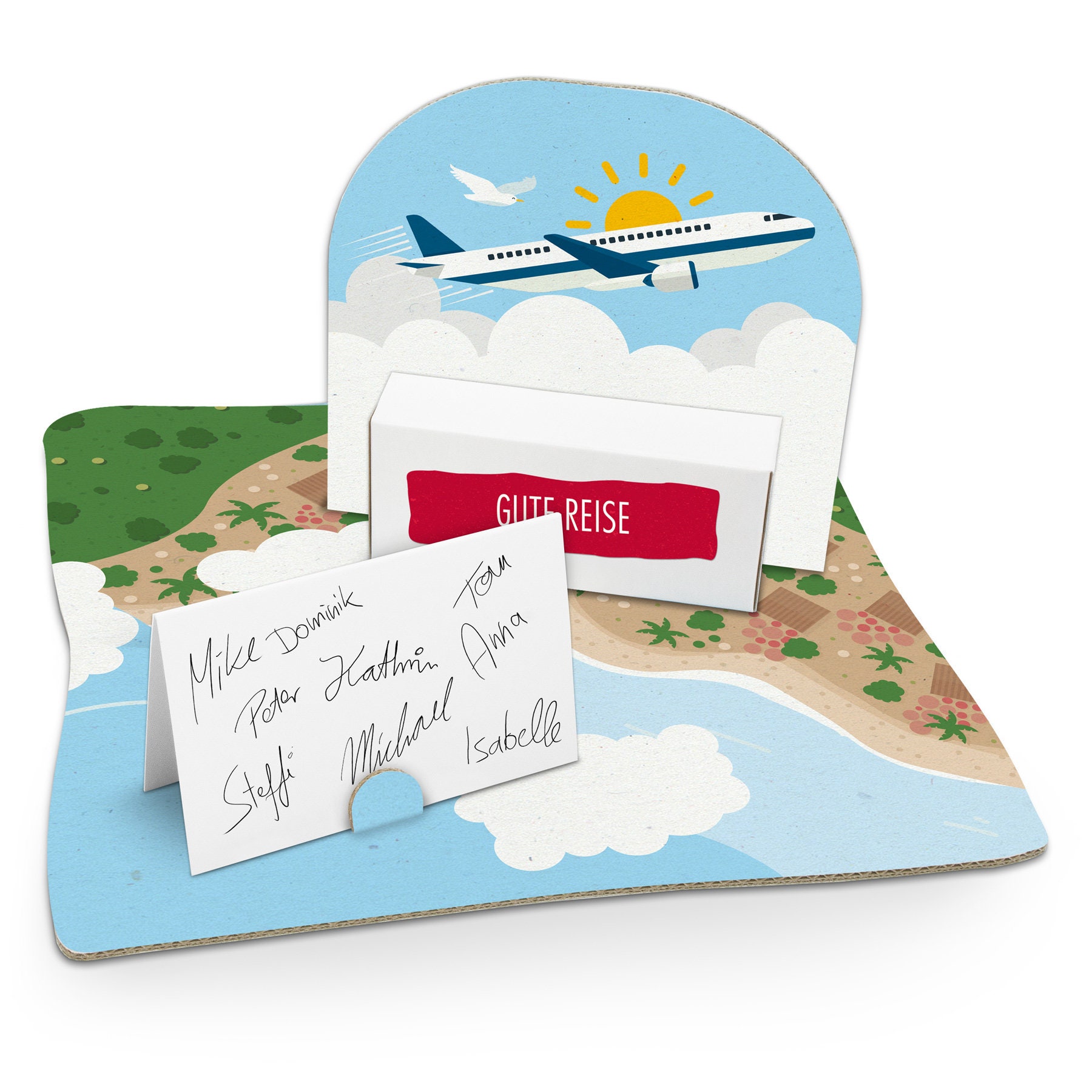 Money Gift Packaging Airplane Travel Holiday Gift Card - Etsy UK