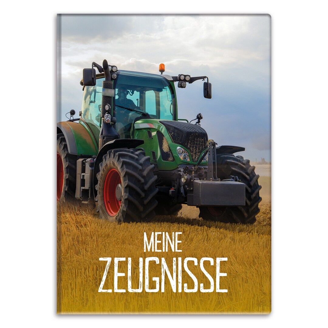 Itenga Certificate Folder Motif Tractor on the Field DIN - Etsy