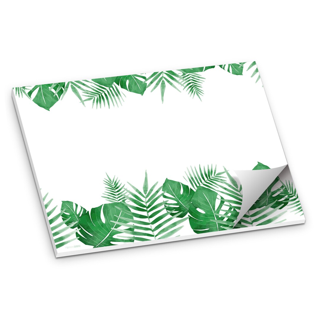 Table Set Leaves Jungle Green A3 50 Leaf Place Table Decree Decorating ...