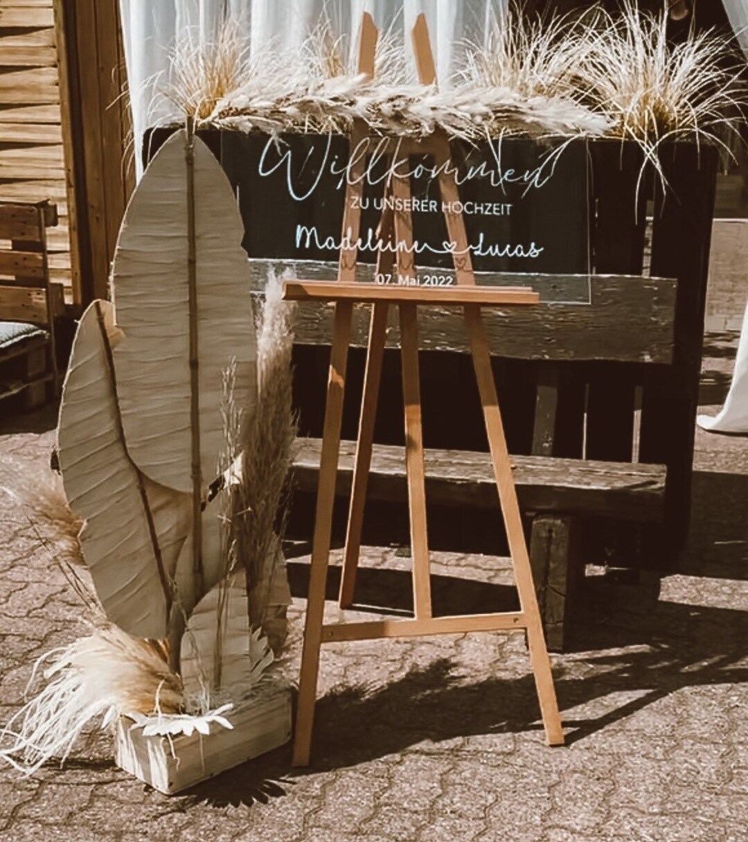 Wedding Welcome Sign Personalized Acrylic Wedding Sign Wedding ...