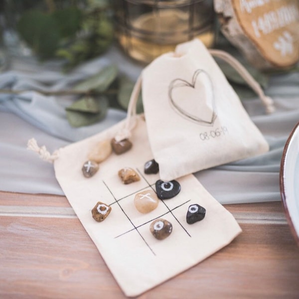 Stone Tic Tac Toe - Etsy