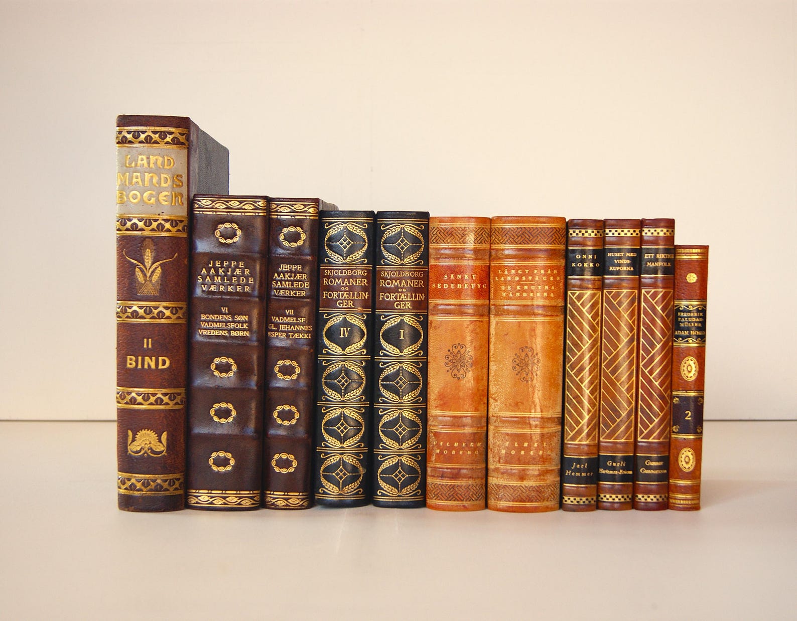 93 Antique Leather Books With Decorative Gilding- Early 1900 - Build ...