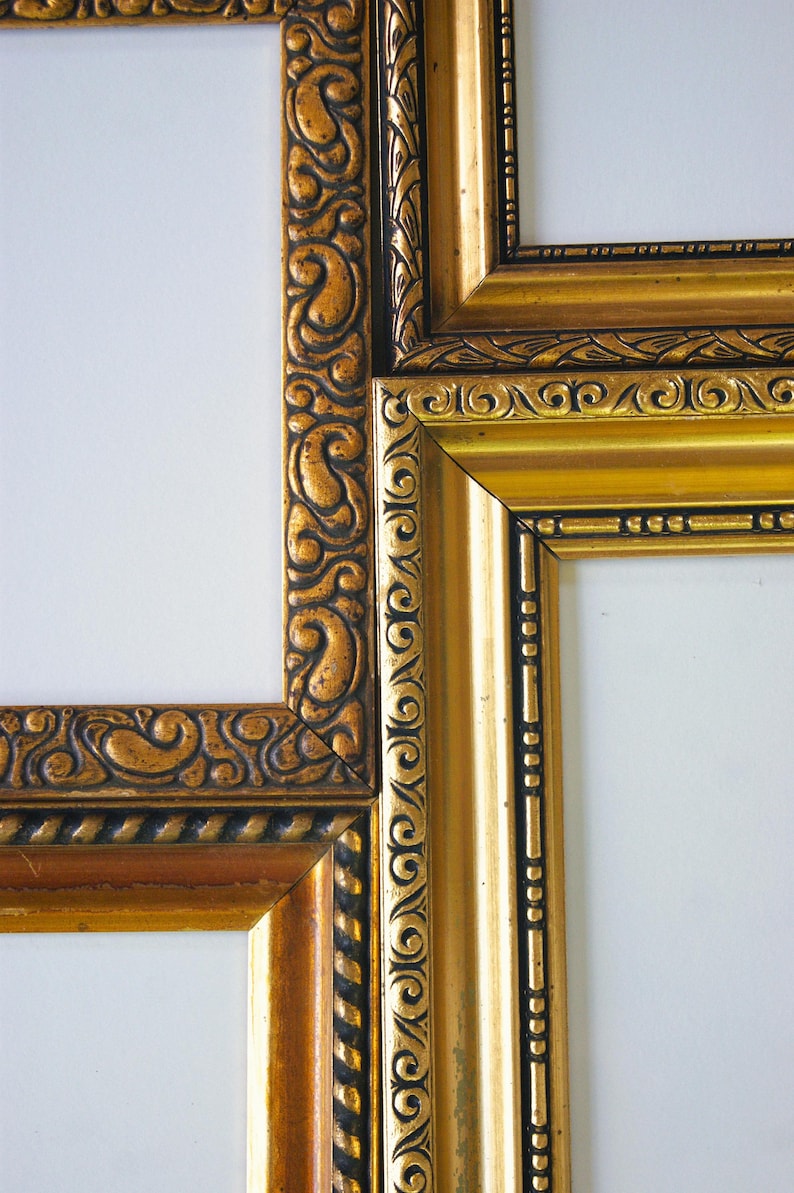Collection of 11 Beautiful Antique Gold Frames - Early 1900 - With ...