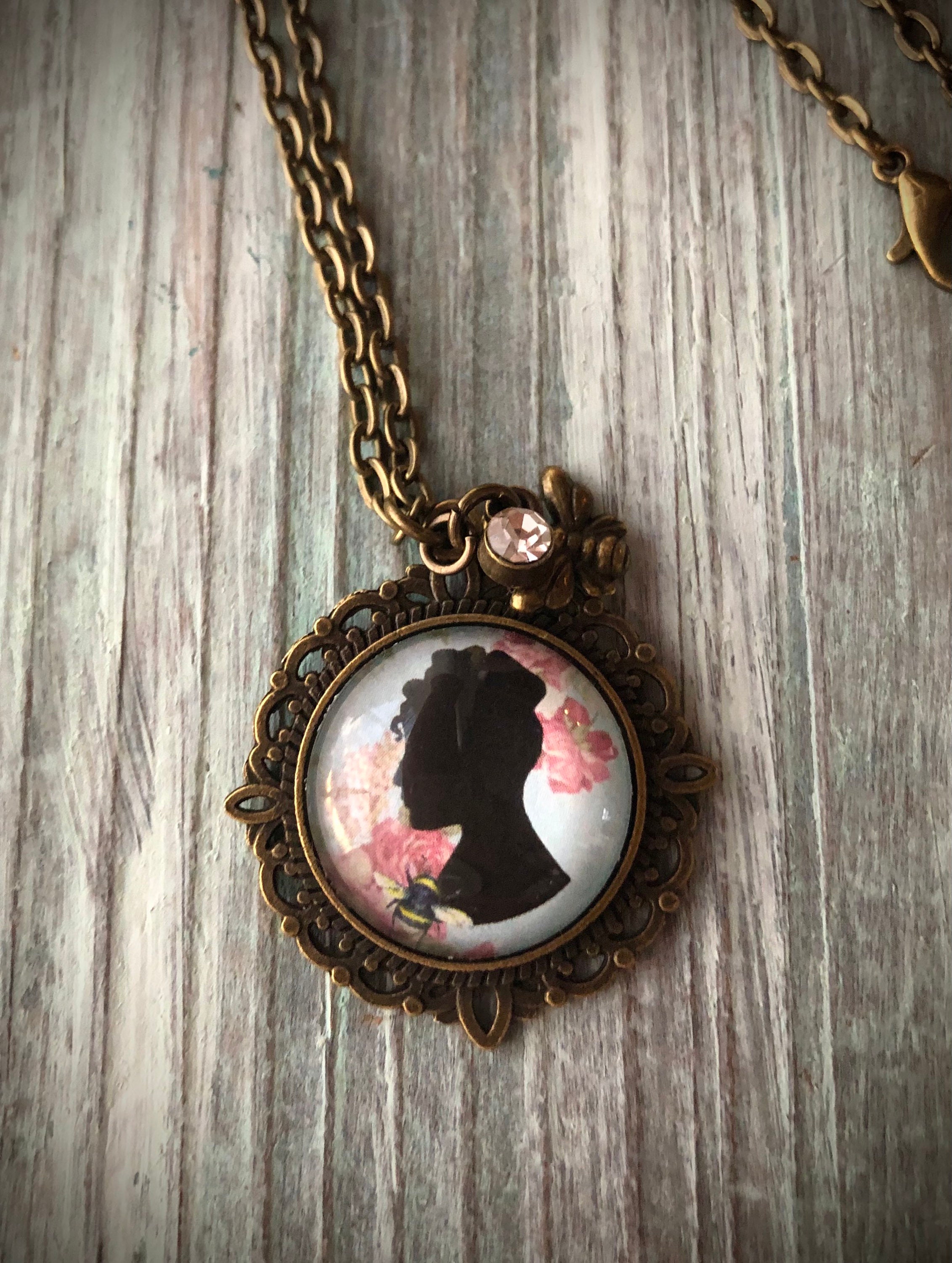 Bridgerton Inspired Necklace Lady Whistledown Necklace | Etsy